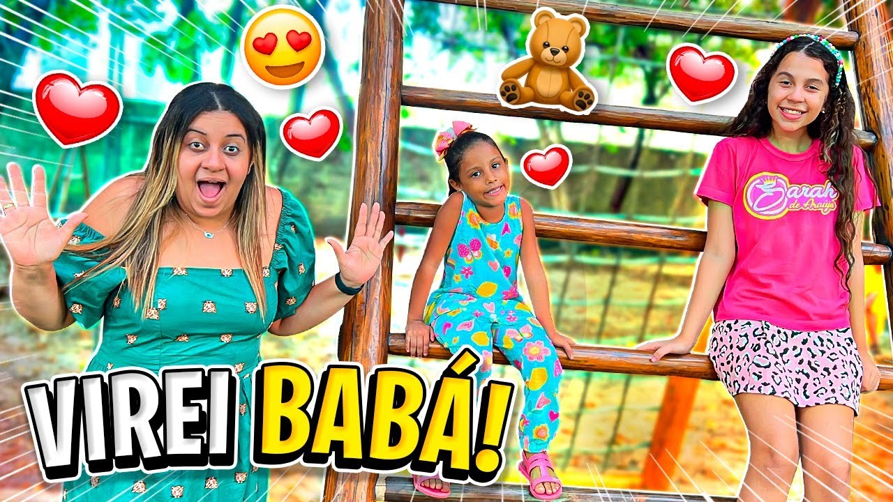 VIREI BABÁ DE SARAH E DE SUA PRIMA POR UM DIA ! - YouTube