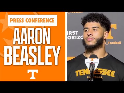 Tennessee Football's Aaron Beasley speaks to media ahead of Volunteers ...