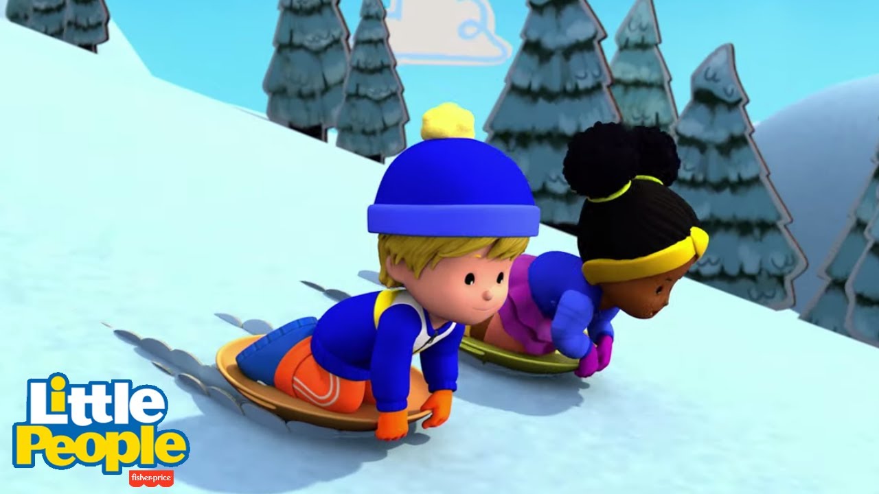 Slipping And Sliding In The Snow! ⭐ @littlepeople ⭐New Season! ⭐ - YouTube