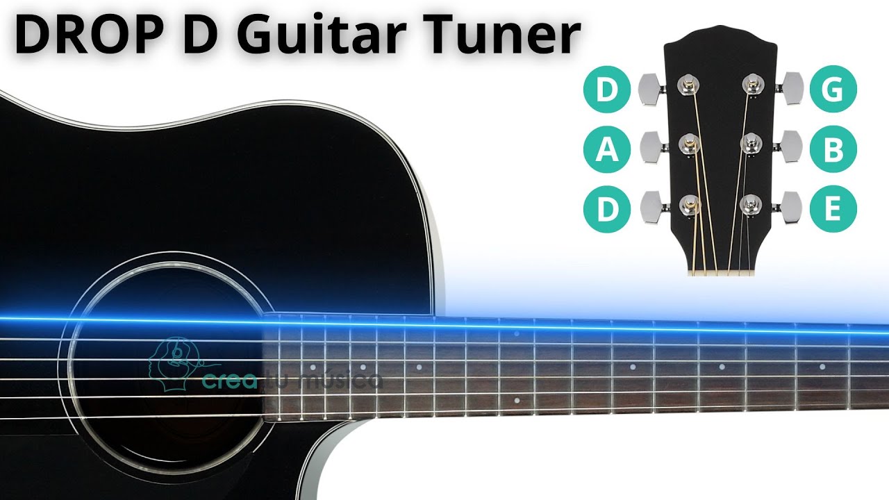 Drop D - Afinador de Guitarra Online - Guitar Tuner - YouTube