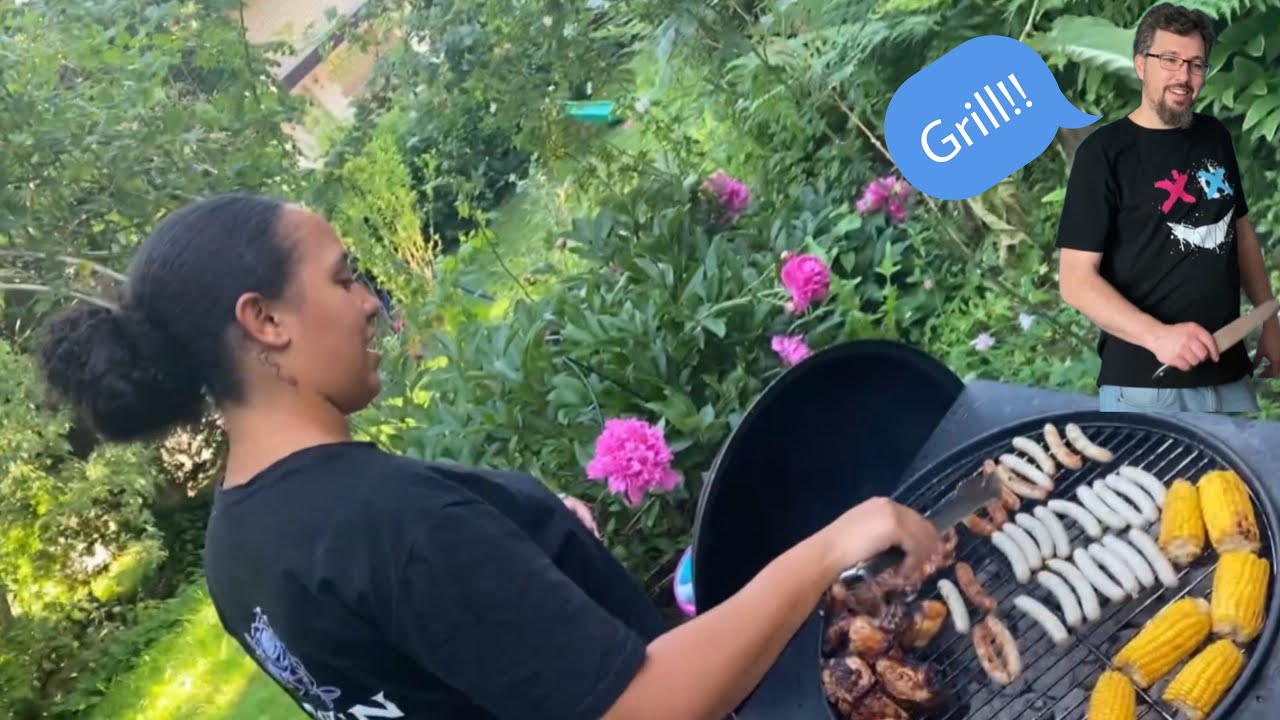 My brother forced me to grill // A normal day in the life of the Radek ...