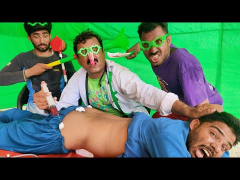 Smart Doctor Ne Patient Ko IM INTRAMUSCULAR Injection Ghusa Diya || Doctor Cartoon Injection Wala 
