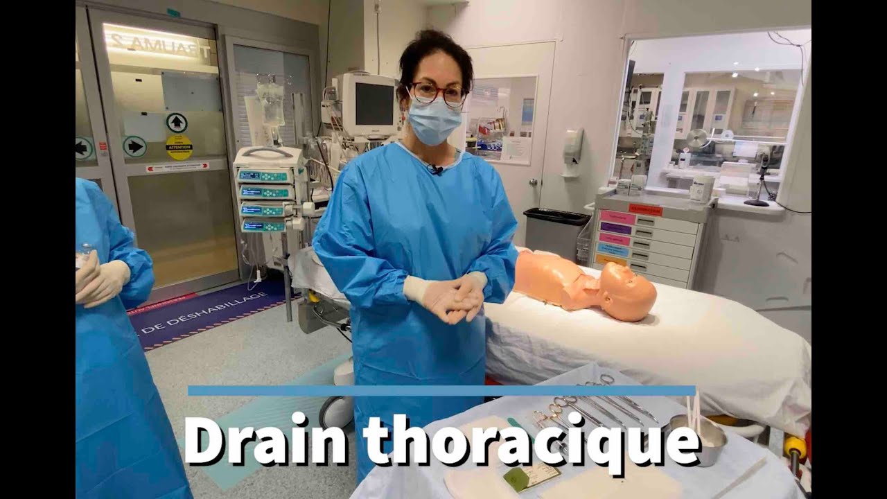 Drain thoracique - YouTube