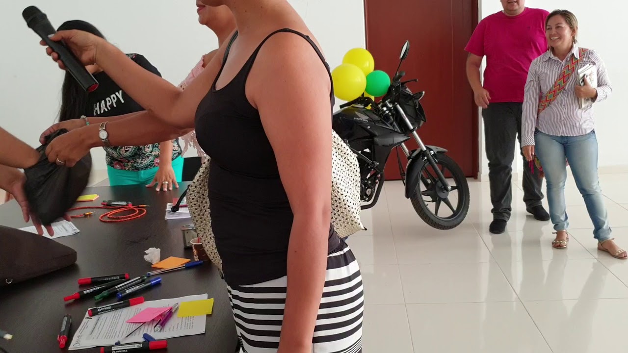 Gabador sorteo comerciantes Semana Comercial Tame 2018 - YouTube