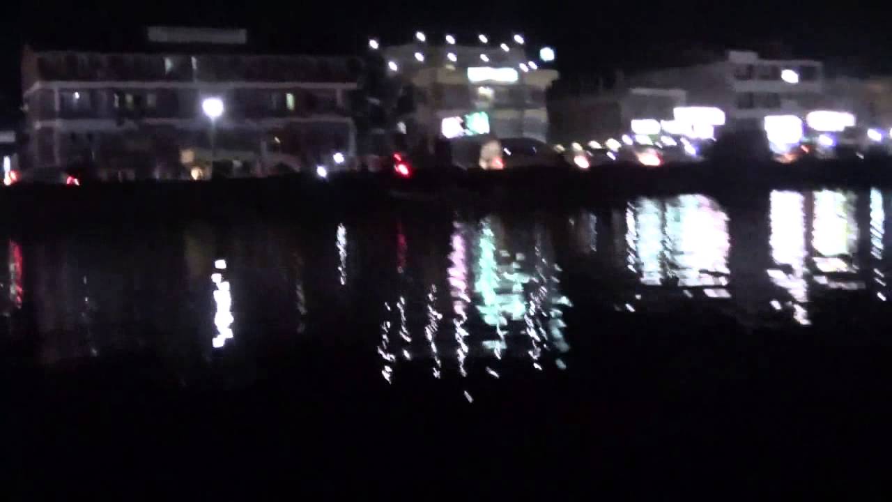 Dal Lake, Srinagar, Kashmir, India At Night HD Video - YouTube