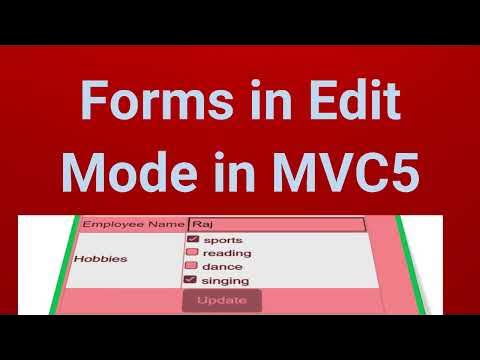 Forms in Edit Mode in MVC5 | Part 37 - YouTube