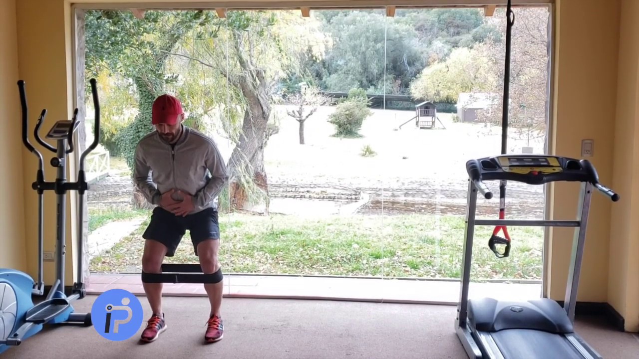 Caminata Lateral con banda (monster walk) - YouTube