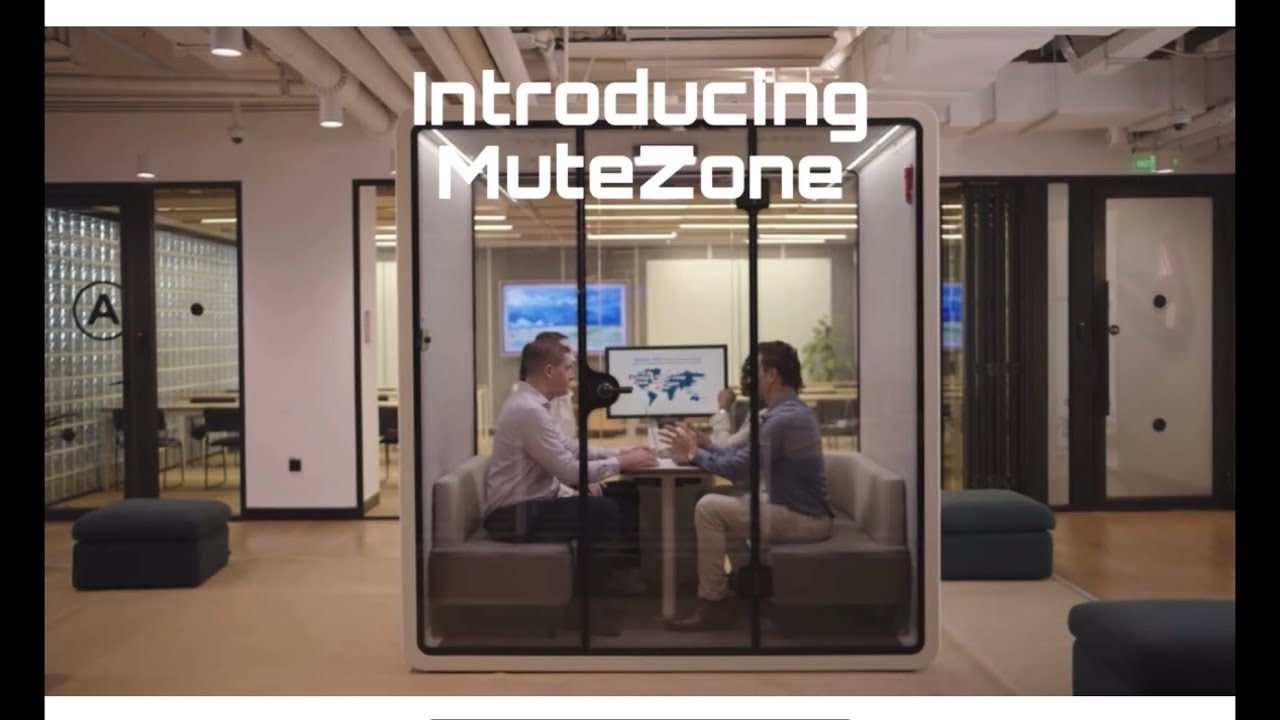 Introducing the Mute Zone — our 4-person work pod built for focus and ...