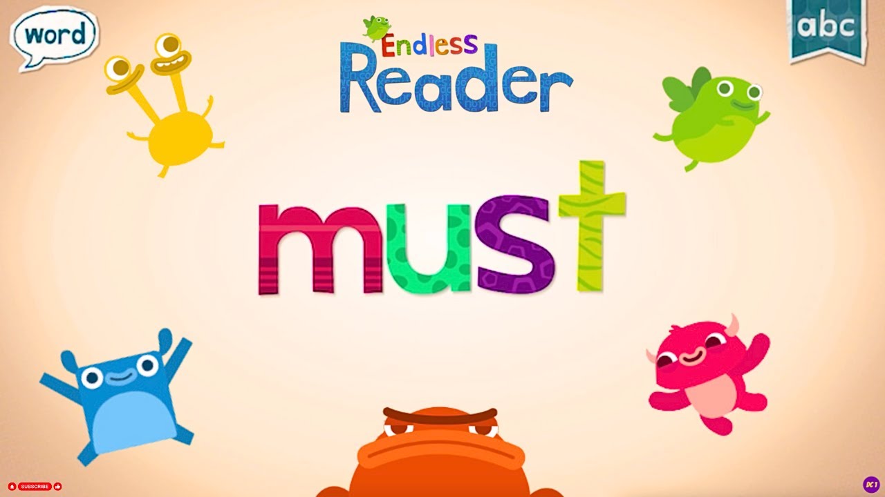 Endless Reader: Meet the Word 'MUST' - Your Key to Mastering Sight ...
