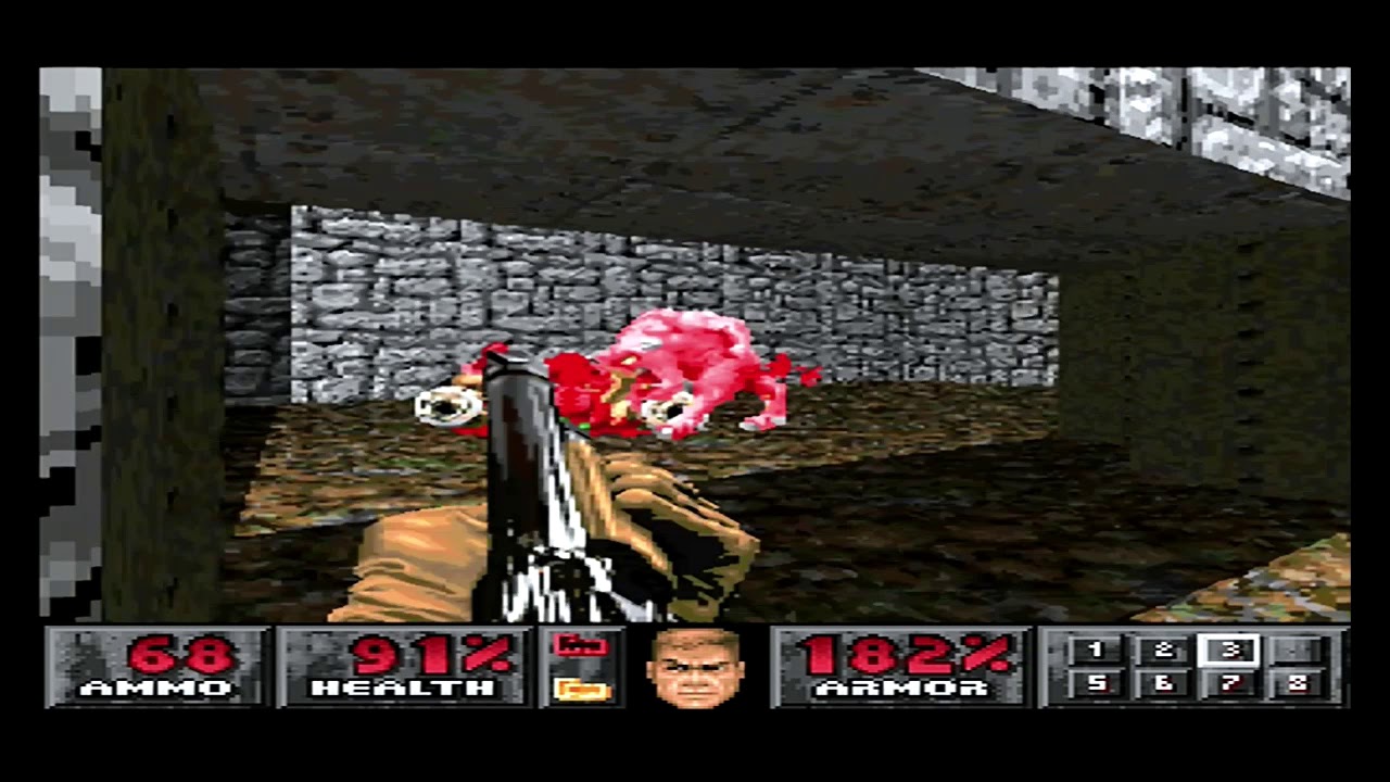 Doom (PS1) MAP 15: Spawning Vats (100%) - YouTube