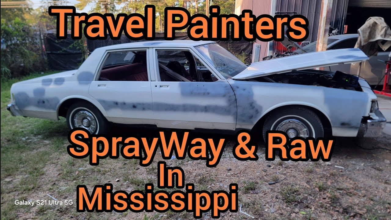 @SprayWayCustoms⁩ & Raw Adventure Traveling Car Painters Remove Trim ...