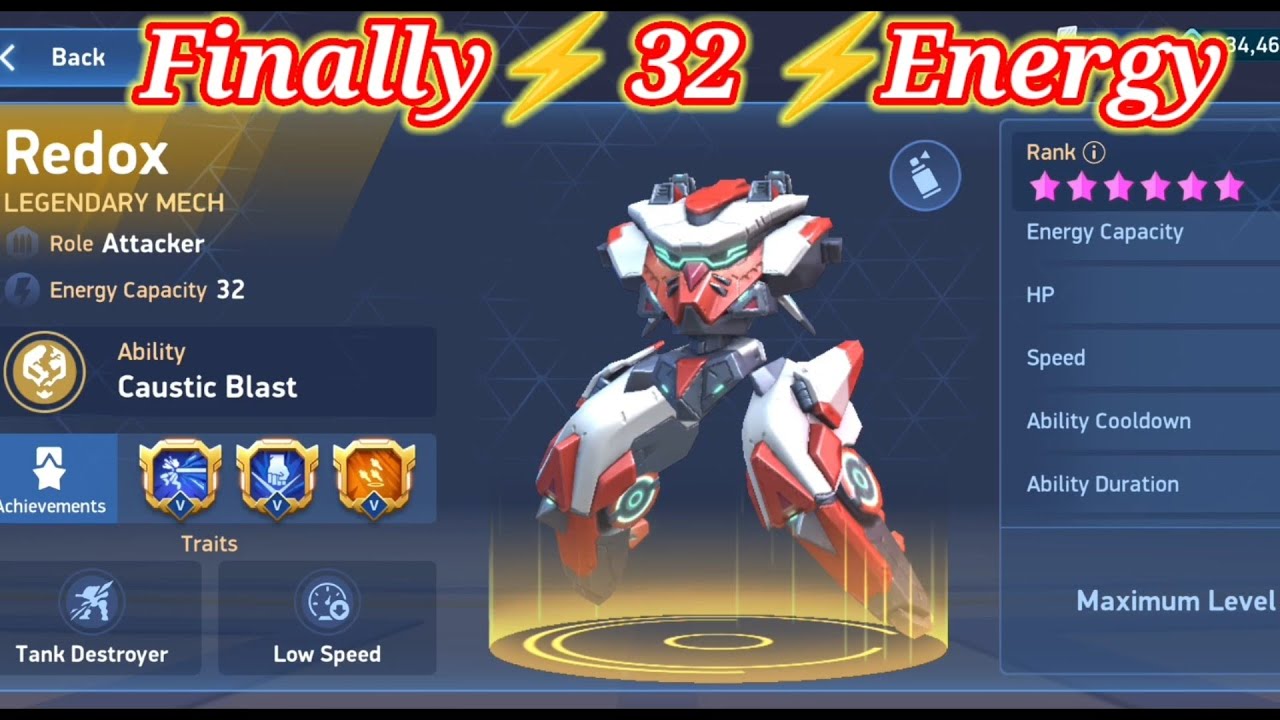 Mech Arena Redox MAX with Statisbeam 16.. Don't become prey🃏 of it ...