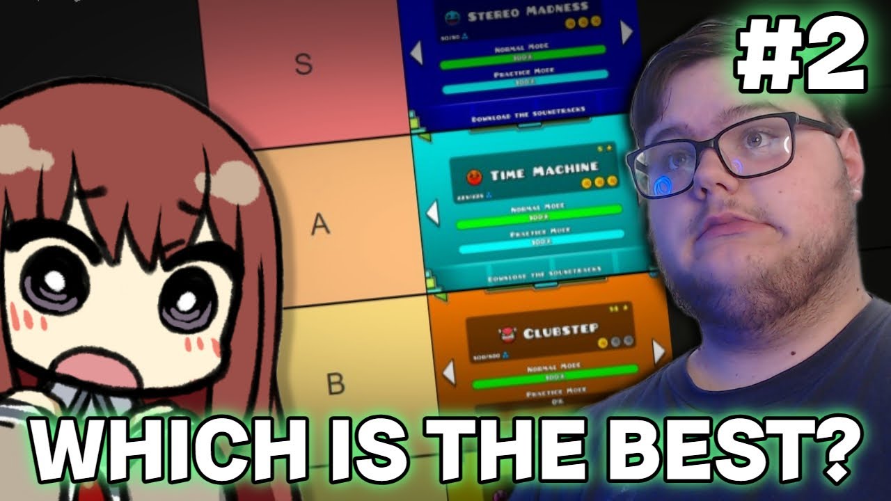 GD Main Level Tier List || Which GD Level Is The Best? || Ep 2 - YouTube