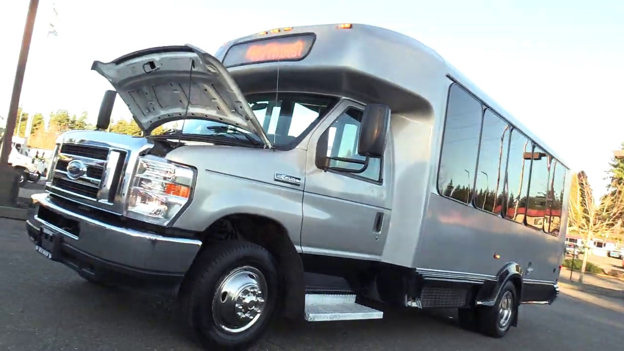 2016 Ford Eldorado Aerotech 14 Passenger Interior Luggage Shuttle Bus ...