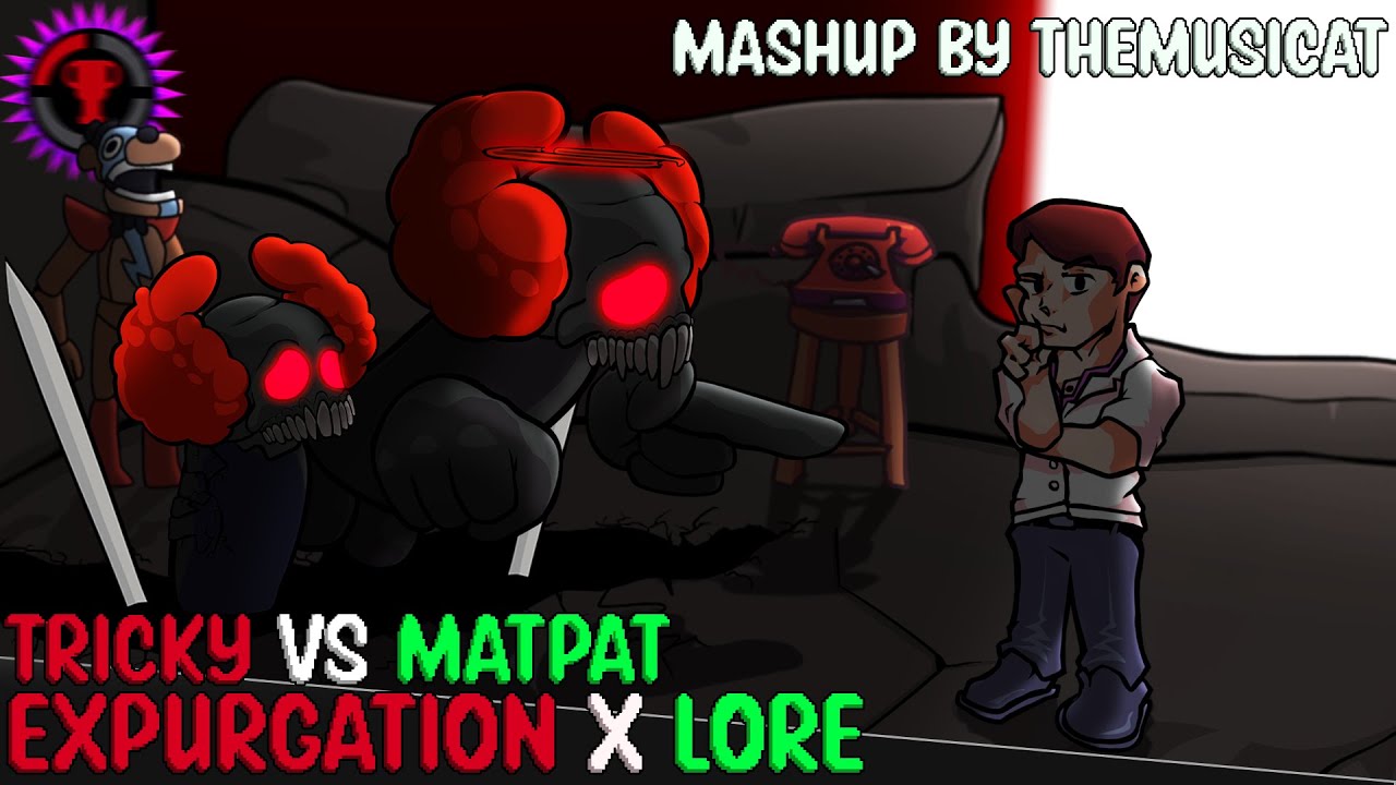 Tricky Vs MatPat / Expurgation x Lore [FNF Mashup] - YouTube