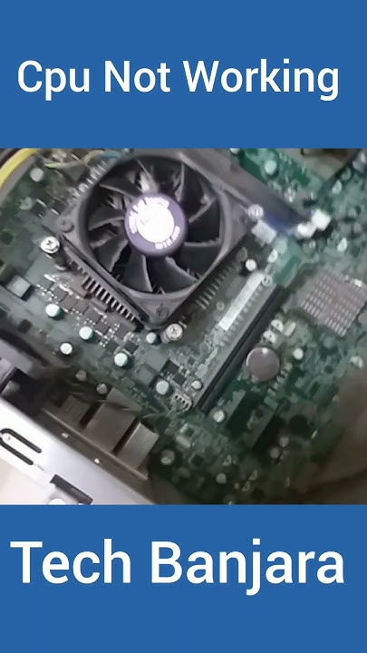CPU Not Working or Not Turning On - YouTube