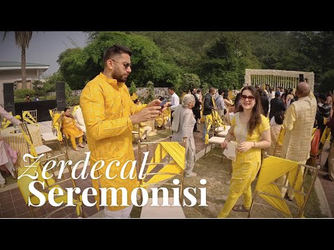 Zerdeçal Seremonisi || Haldi Ceremony😍Hindistan ritüelleri full day vlog - Chandigarh India 🧡🇮🇳
