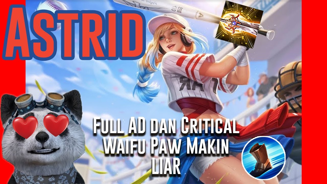 Astrid AOV Gameplay : Build Astrid Terbaik setelah Rework!! Lupakan ...