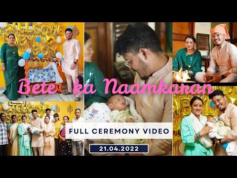Sharvin’s Namakaranam | Traditional Indian Naming Ceremony Highlight ...