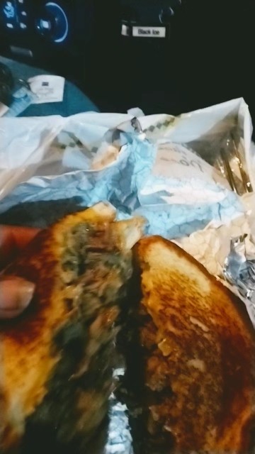 Waffle House Steak n Cheese Review ending thx - YouTube