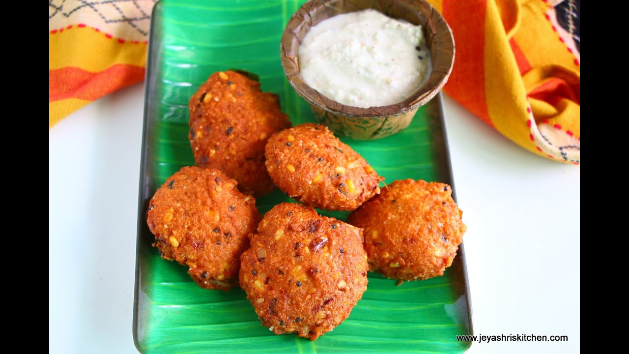 Thavala vadai recipe - Crispy vadai recipe - Tea time snacks - YouTube