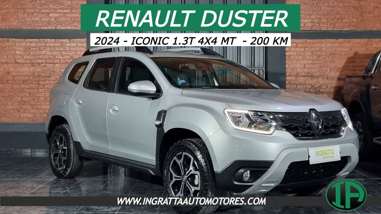 Renault Duster Iconic 1.3T 4x4 MT - 2024 - Sólo 200KM - - YouTube