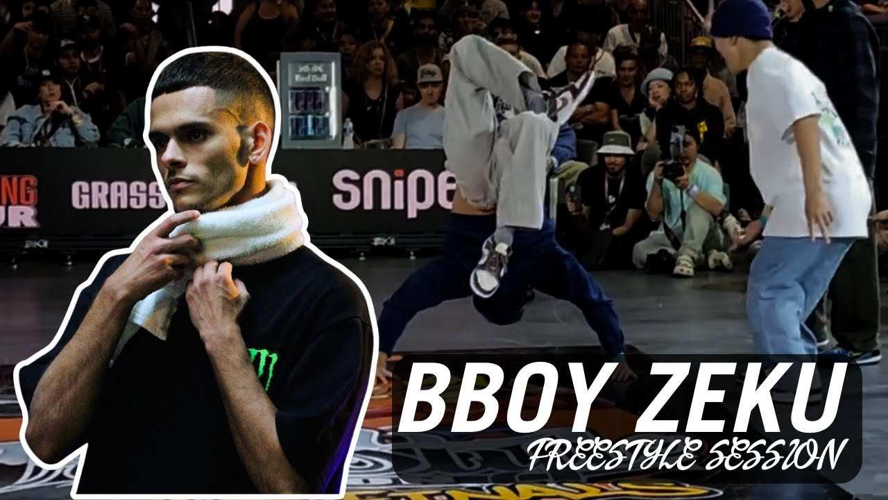 BBOY ZEKU HIGHLIGHTS | BREAKINMIA | MONSTER ENERGY | FREESTYLE SESSION ...