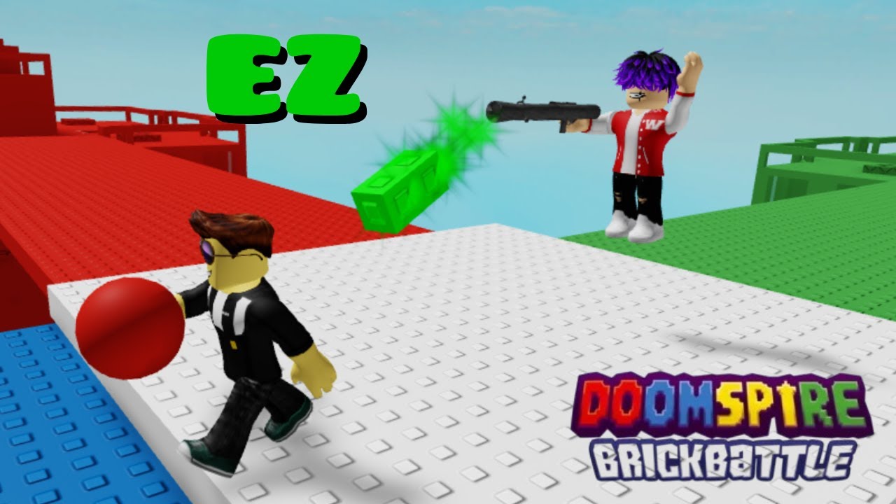 noob plays doomspire brickbattle - YouTube
