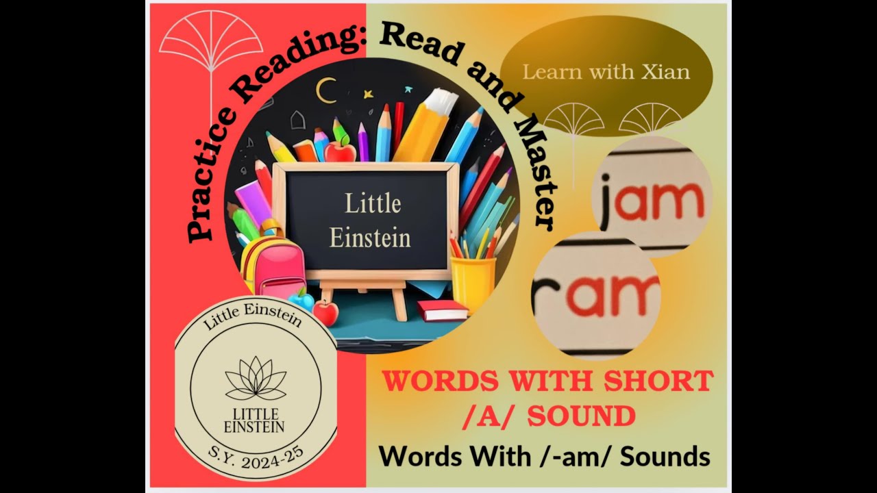 CVC Words; Reading of Words With /-am/ Sounds - YouTube