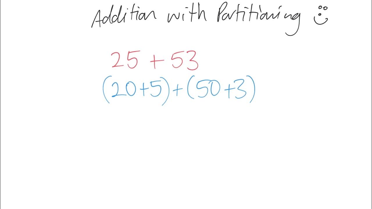Addition with Partitioning - YouTube