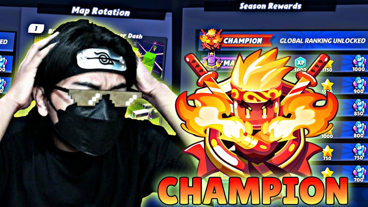 【STUMBLE GUYS】CHAMPIONS RANK IS REAL?!!! LEST GO FINISH YOUR EPIC MAP ...