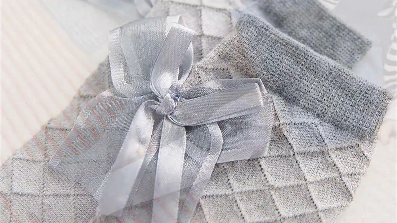 Детские синие гольфы с бантиками в школу на утренник Праздничные ...