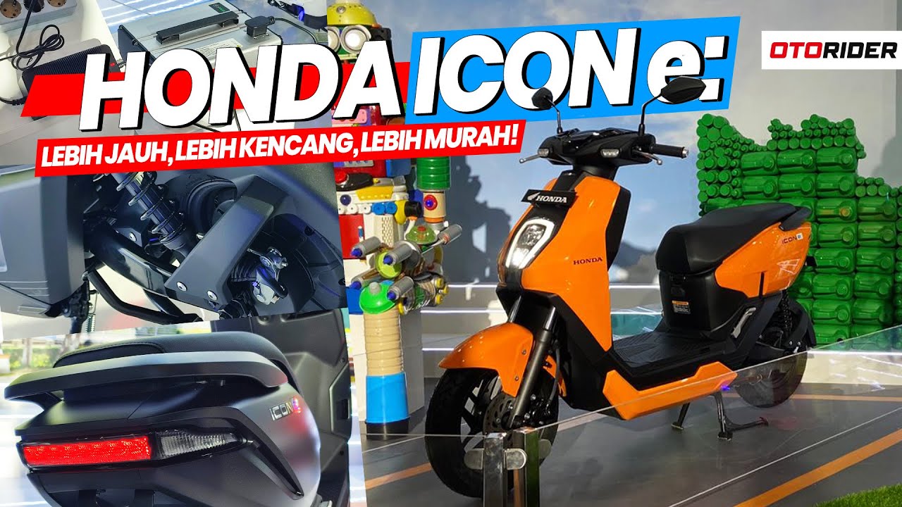 Honda ICON e: 2024 - Review Indonesia | OtoRider - YouTube