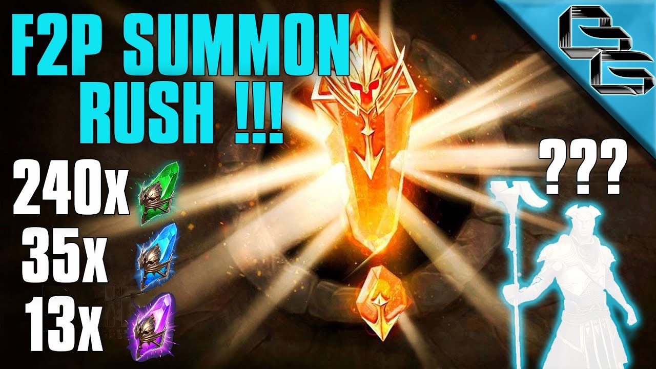 RAID: Shadow Legends | Another F2P Summon Rush !!! |1...2, 3...4 LOL ...