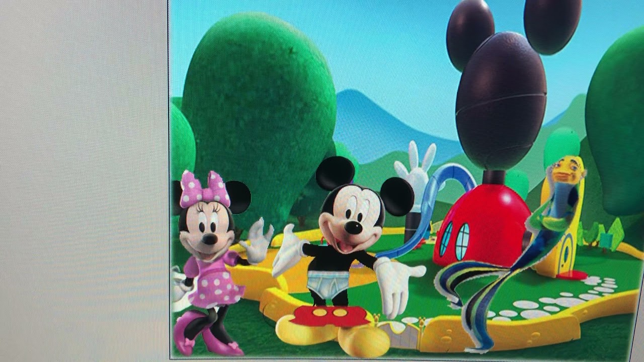 Oscar pulls Mickey Mouse’s pants down and gets grounded - YouTube