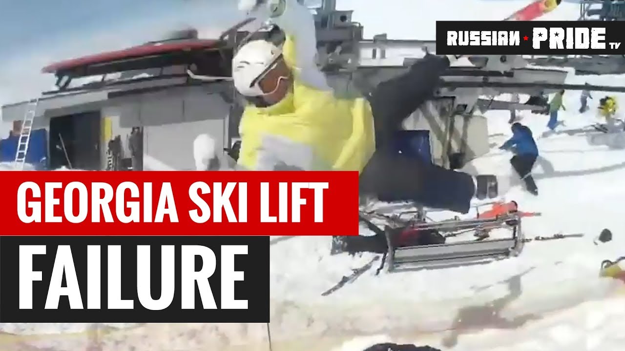 Georgia Ski Lift Failure - Must Watch - YouTube