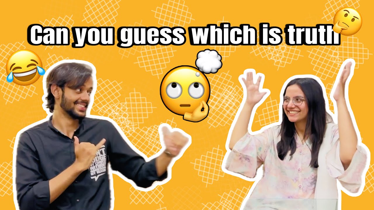 Spotting truths | can you guess which is the truth | two truth and one ...