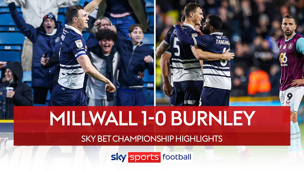 Cooper header ends Burnley's nine-game unbeaten run! 🦁 | Millwall 1-0 ...