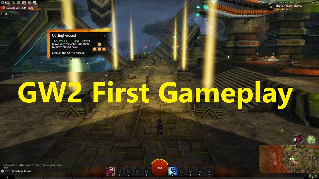 Guild Wars 2 First Gameplay - YouTube