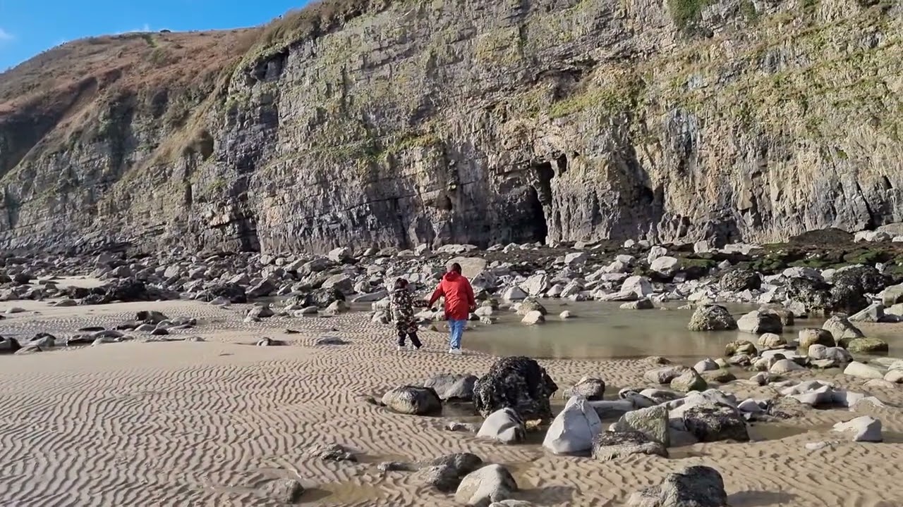 Pendine beach. West Wales. UK. - YouTube