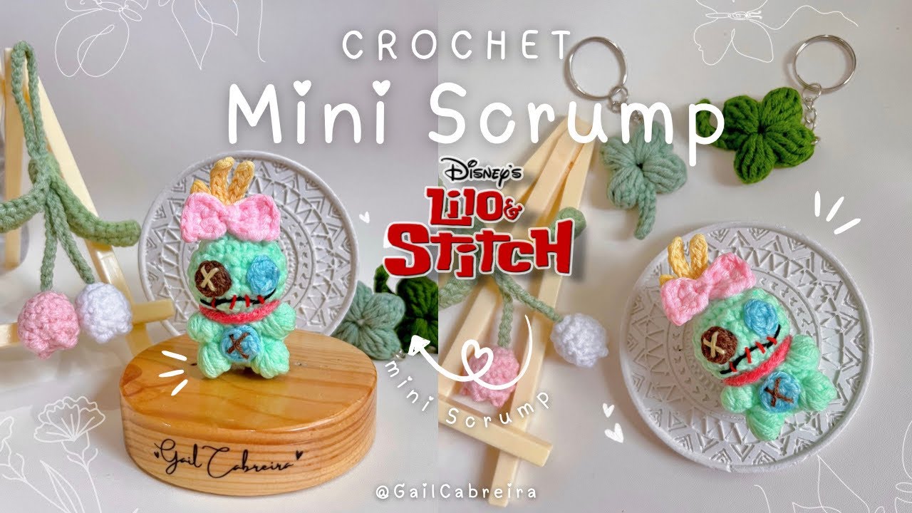 Crochet Mini “SCRUMP” from Disney’s Lilo & Stitch | Lilo’s Doll Scrump ...