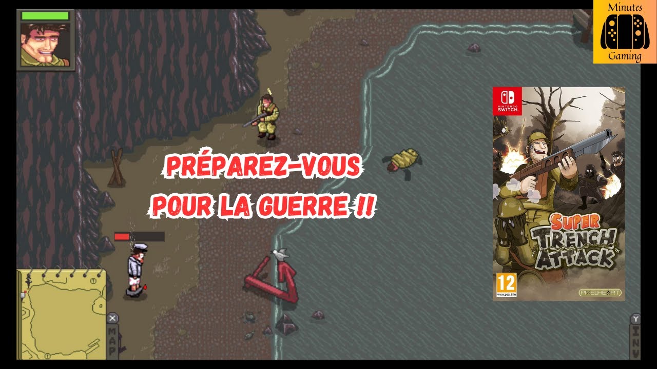 Minutes Gaming "Super Trench Attack!" sur Nintendo Switch - YouTube