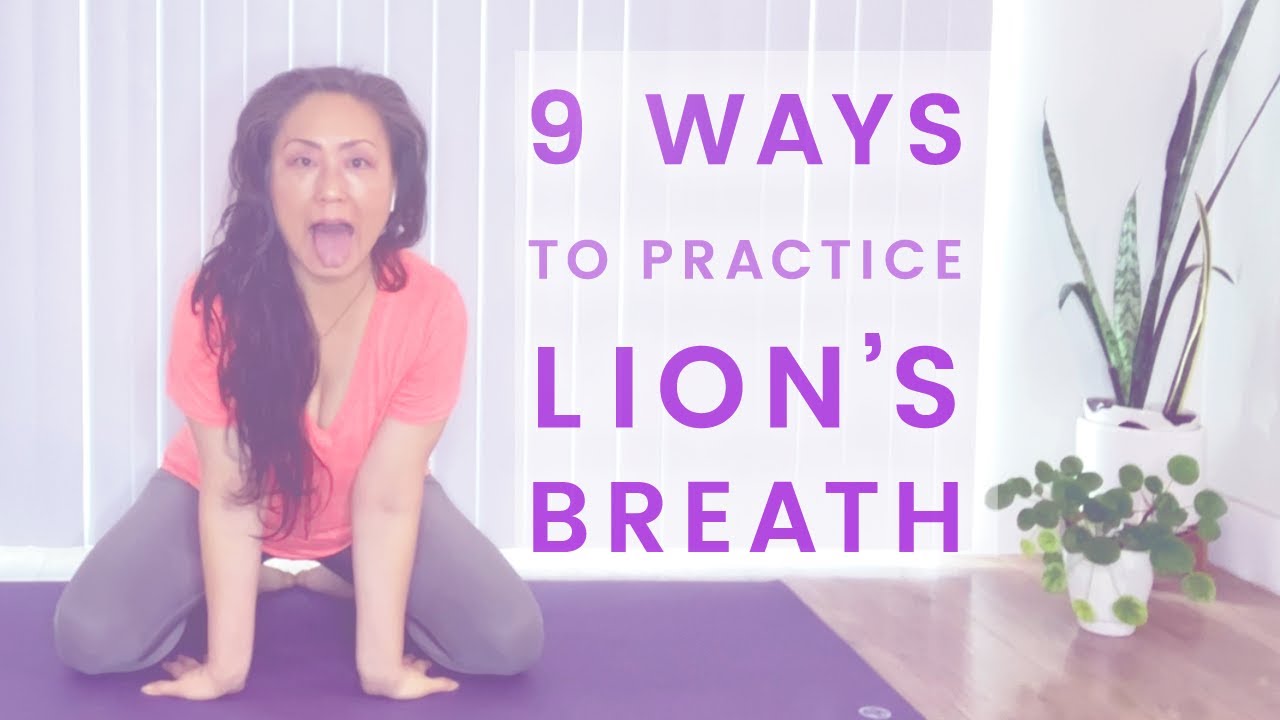 9 Ways to practice Lion’s Breath during your Yoga & Meditation practice ...