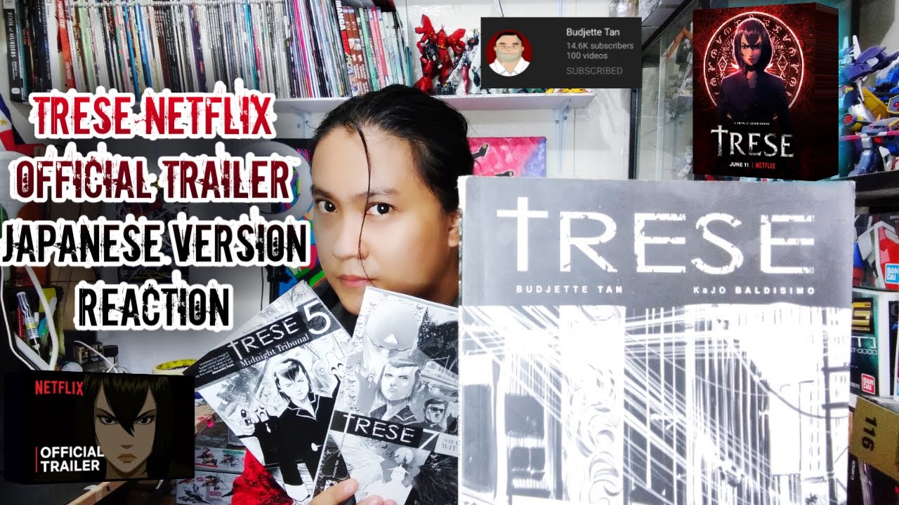 TRESE NETFLIX OFFICIAL TRAILER JAPANESE VERSION REACTION VIDEO - YouTube