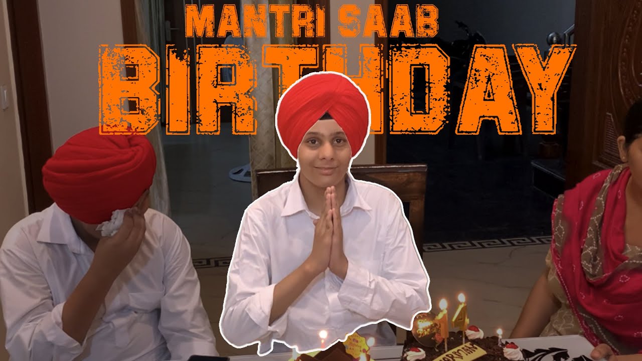 Mantri Saab birthday party... - YouTube