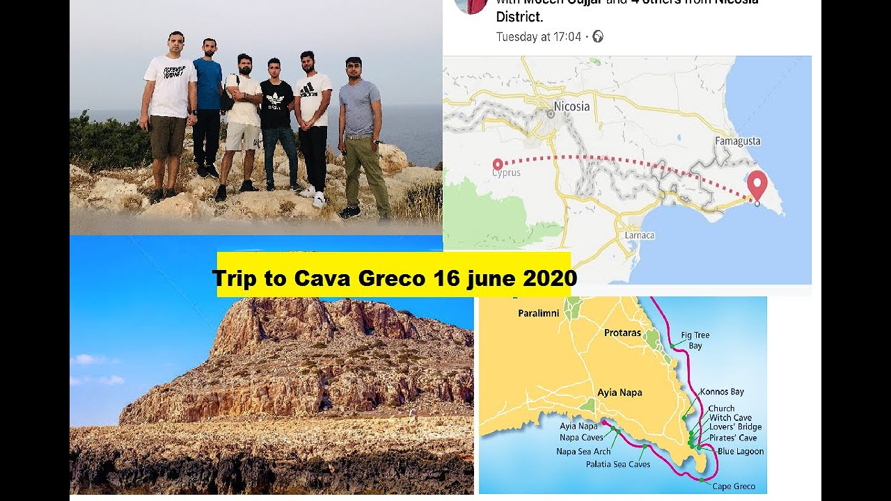 Trip to Cape Greco from Nicosia - YouTube