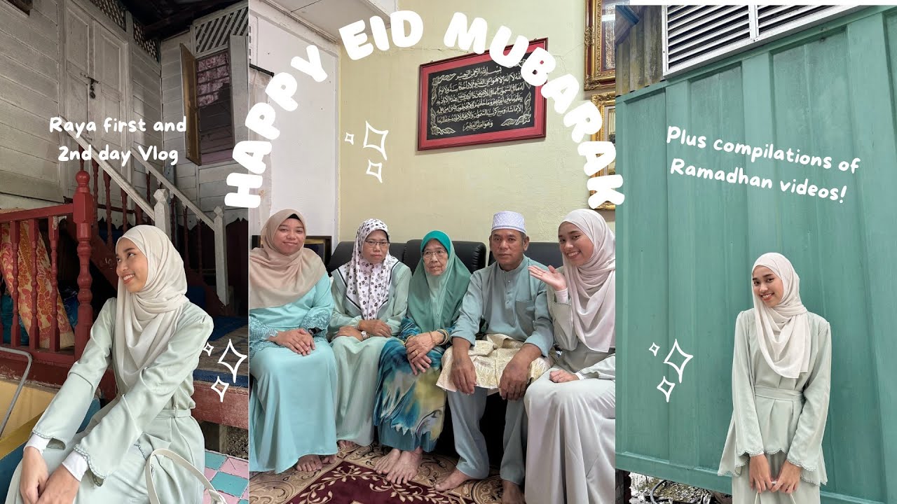 Raya Vlog with awam theme colour 🍈!😆 | Happy Eid Mubarak everyone🌟 # ...