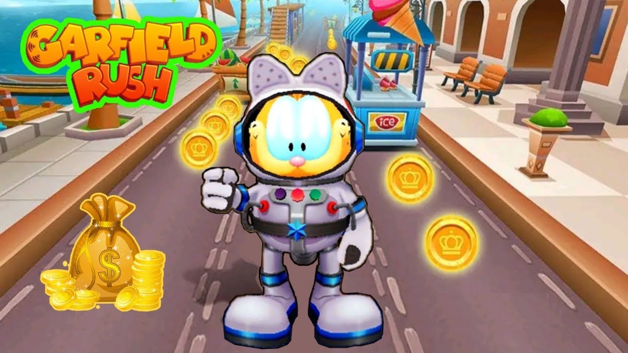 Garfield Rush | Chase Harry's tricky cat and dodge obstacles 😎 An ...