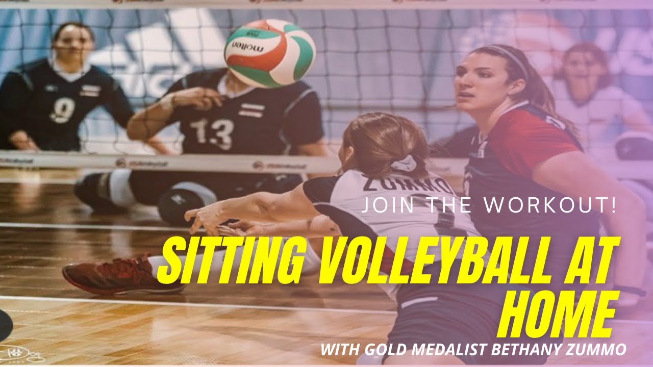 Gold medalist Bethany Zummo’s sitting volleyball home workout - YouTube
