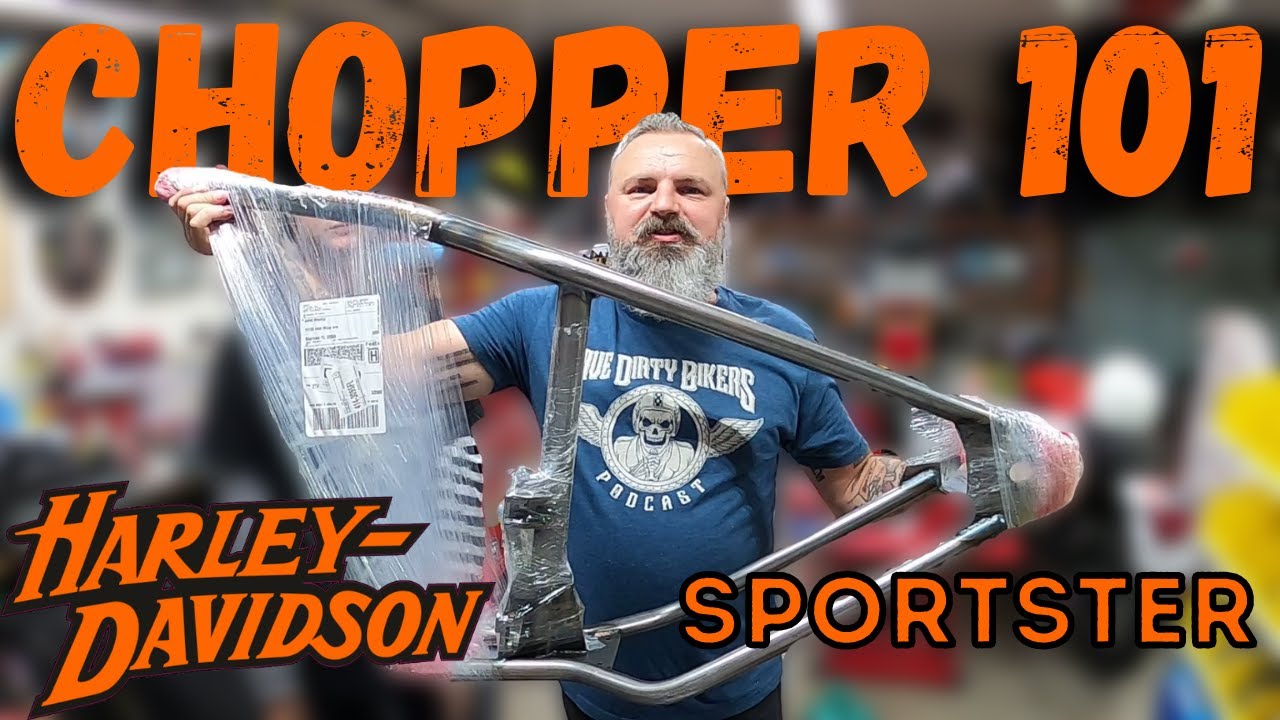 Building a Harley Davidson Sportster Chopper Part 1 - YouTube